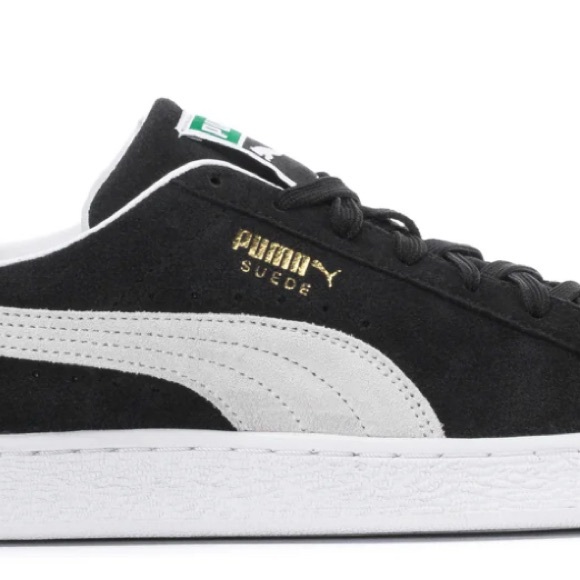 Puma | Shoes | Puma Suede Classic Black And White Mens Shoes | Poshmark
